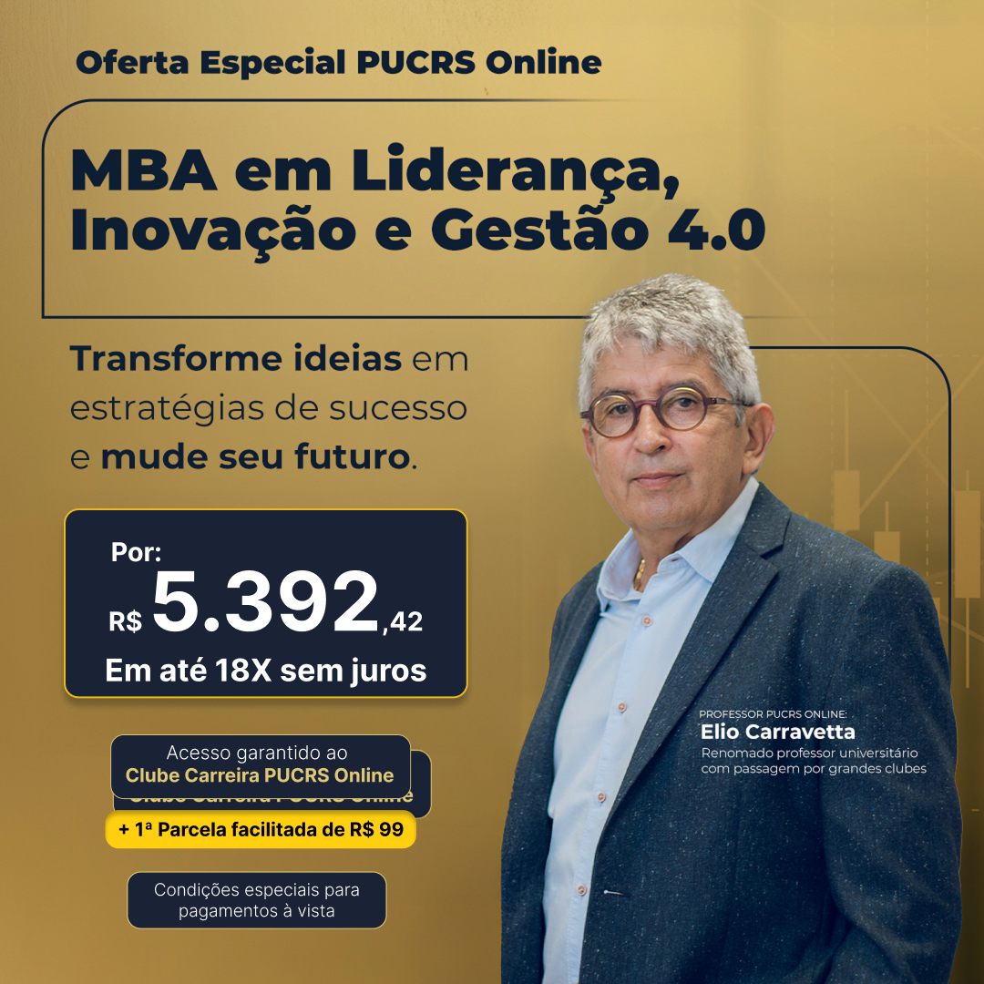MBA em Liderança, Inovação e Gestão 4.0 | Edição 2025 | PUCRS