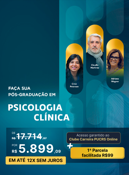 Pós-graduação em Psicologia clínica | Edição 2025 | PUCRS